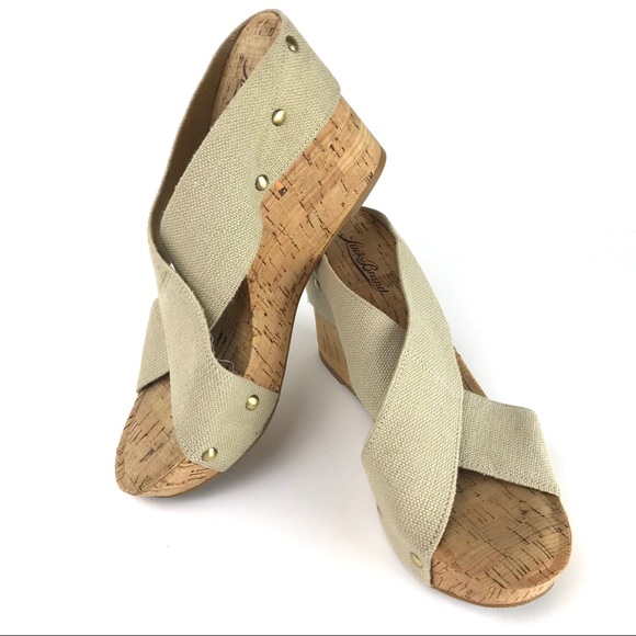 Lucky Brand | Shoes | Lucky Brand Miller Platform Wedge Sandal Open Toe ...